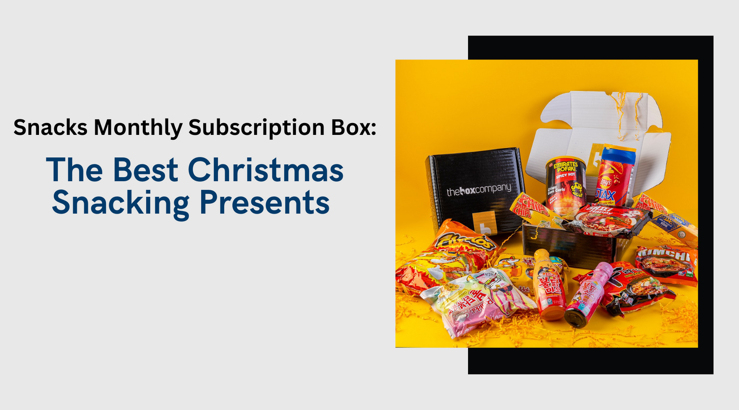Snacks Monthly Subscription Box: The Best Christmas Snacking Presents ...