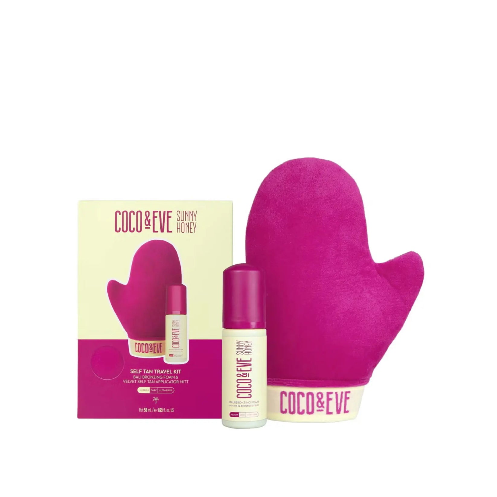 Coco & Eve Sunny Honey Self Tan Travel Kit – The BoxCompany