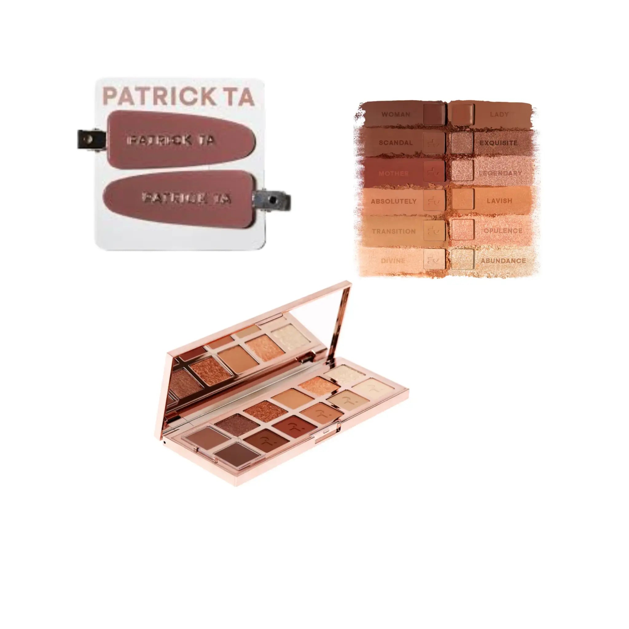 Patrick TA Eyeshadow Palette Major Dimension + Hair Clip – The BoxCompany